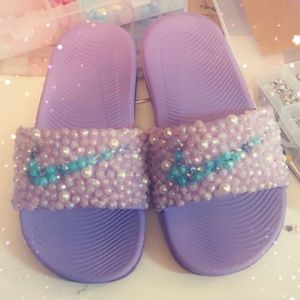 Nike | Shoes | Custom Nike Slides | Poshmark